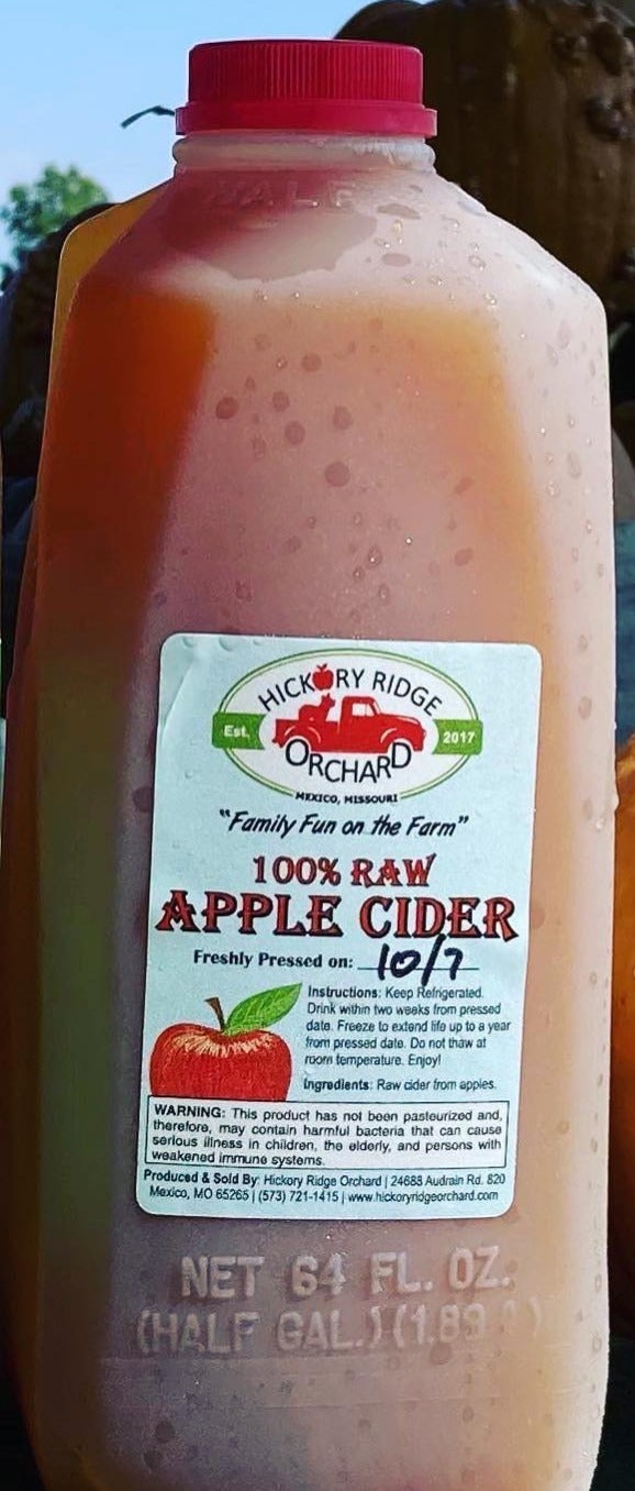 1/2 Gallon - Cider | Hickory Ridge Orchard LLC